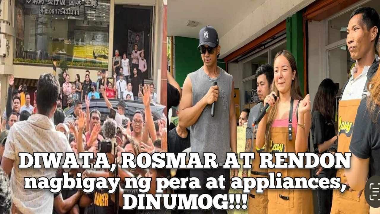 DIWATA, RENDON, AT ROSMAR NAMUDMOD NG PERA AT APPLIANCES SA KALYE ...