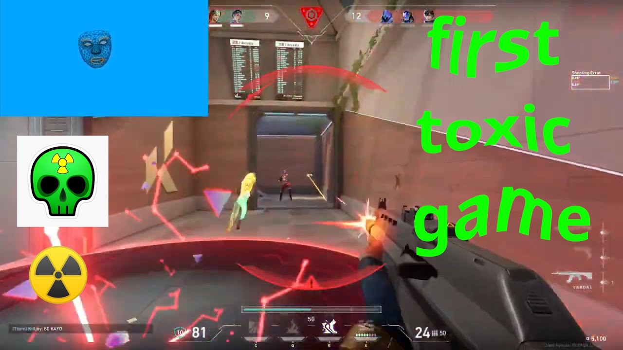 my first toxic game - YouTube