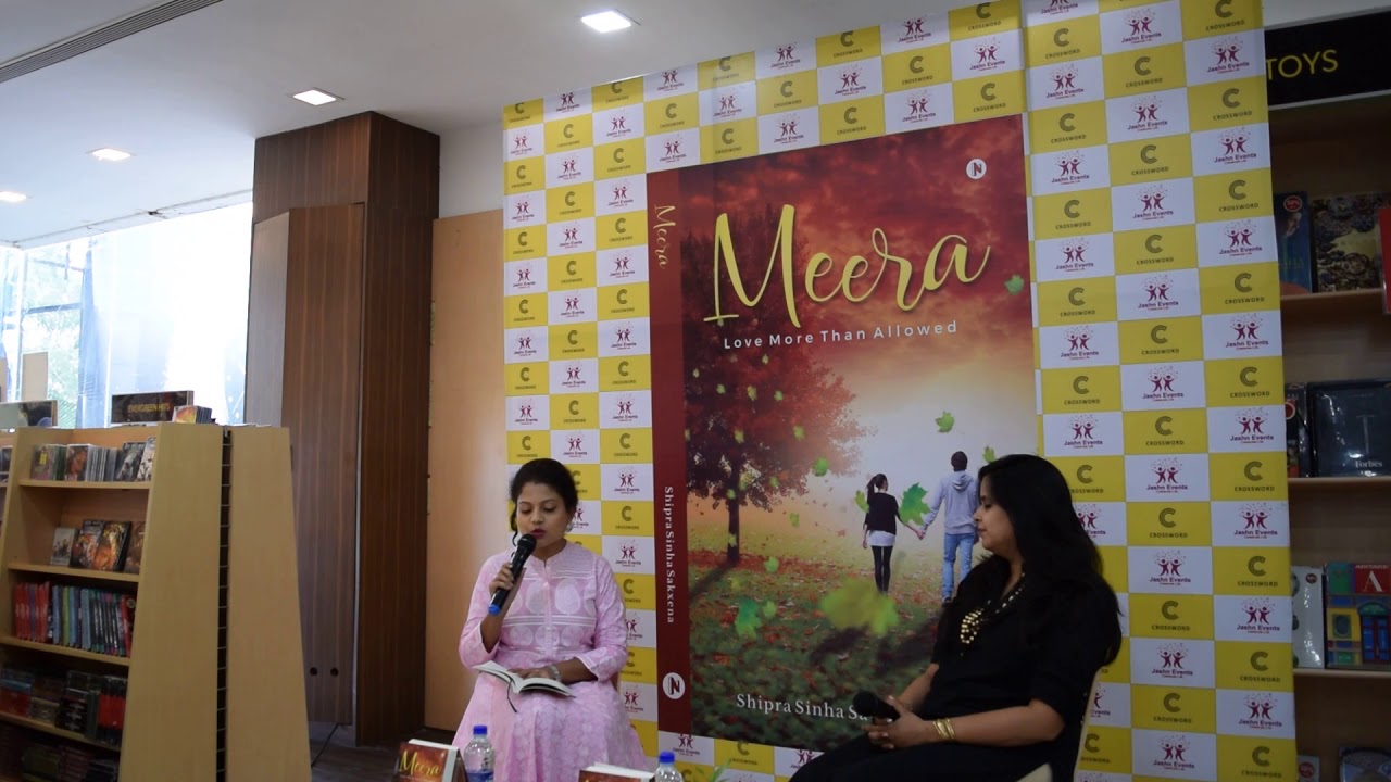 Meera at Crossword Pune - YouTube