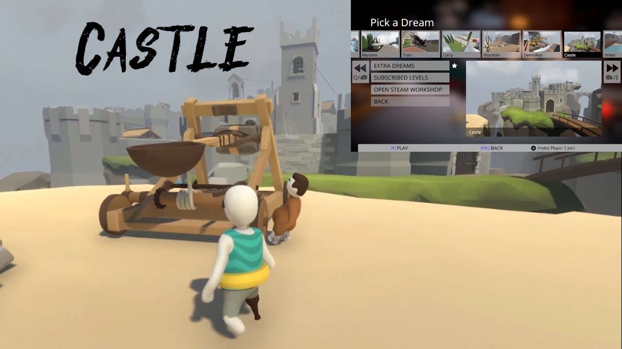 Human Fall Flat Part 6 Castle - YouTube