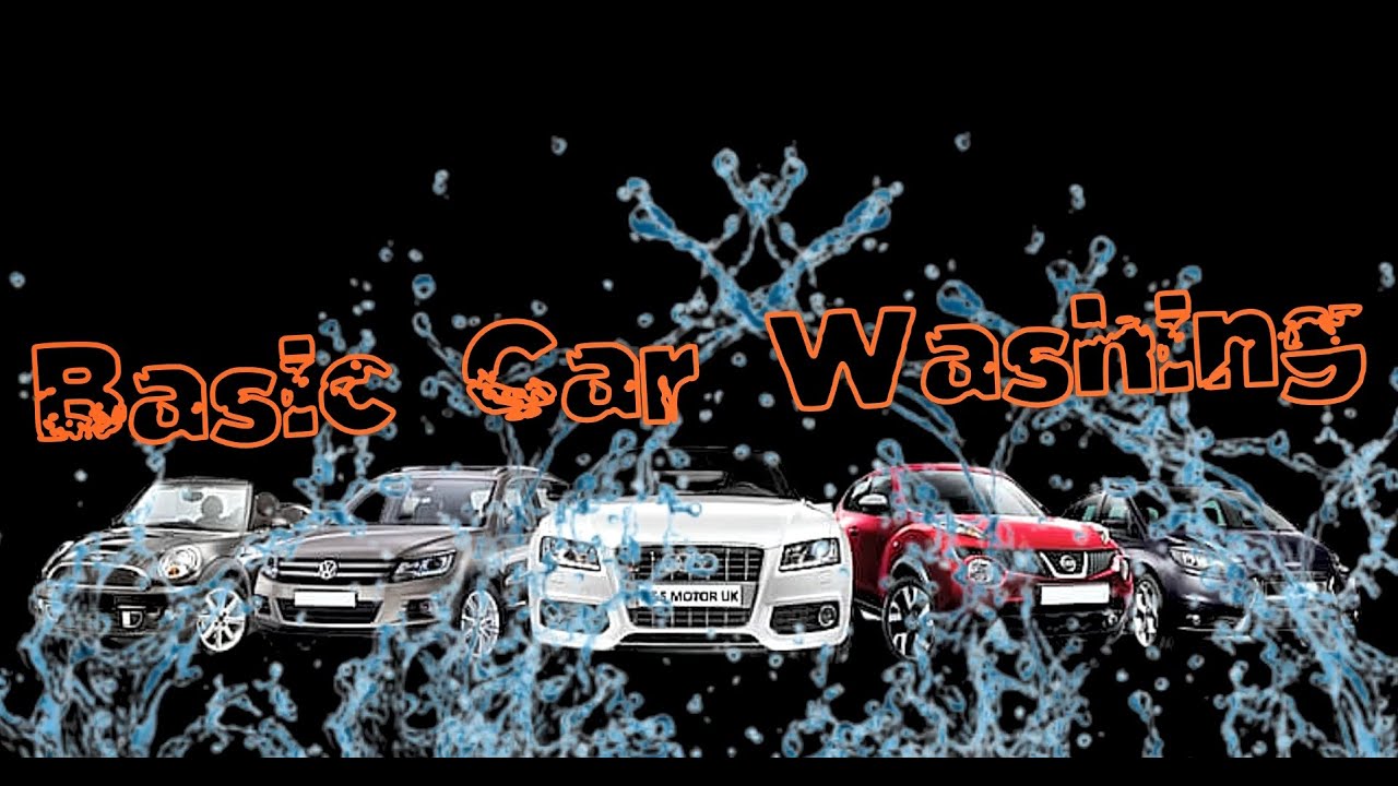 Washing a car (basic steps to wash a car - YouTube