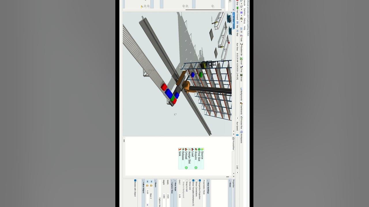 Short 3 | How To Load Rack Using ASRS Based on Type | Rack Loading Process | Flexsim | BE AWARE ...