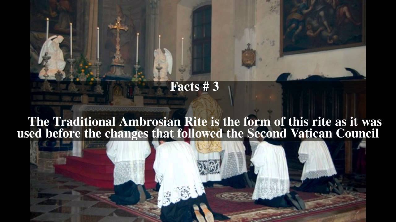 Traditional Ambrosian Rite Top # 5 Facts - YouTube