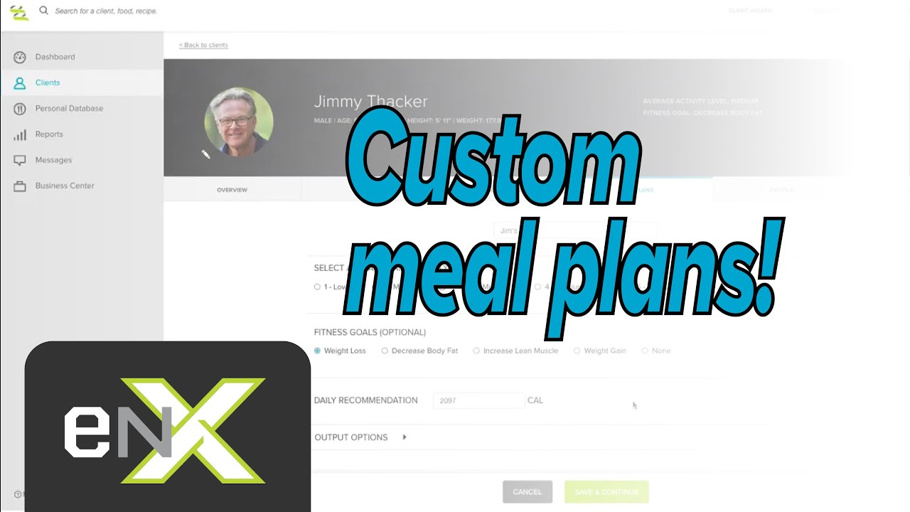 Creating custom Meal Plans in seconds | Evolution Nutrition - YouTube