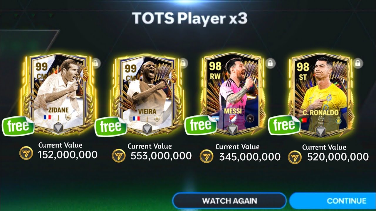 Insane Pack Opening in Fc Mobile • We Packed Zidane, Vieira, Messi etc ...