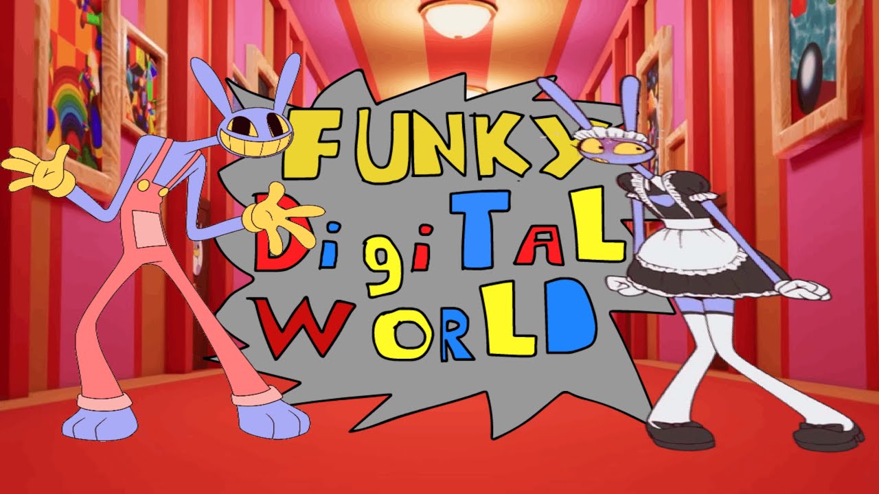 FNF: funky digital world v1.5 (jax update!!!!!!!) - YouTube