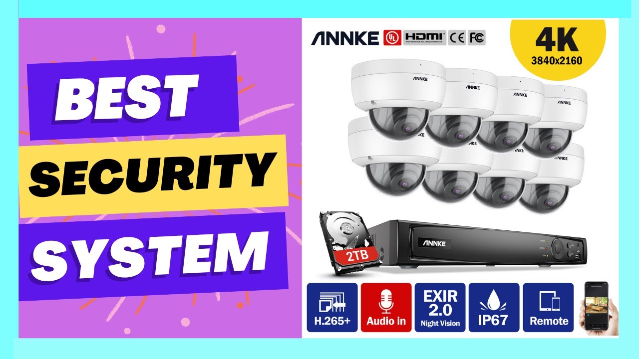 ANNKE 8CH 4K POE Video Security System - YouTube