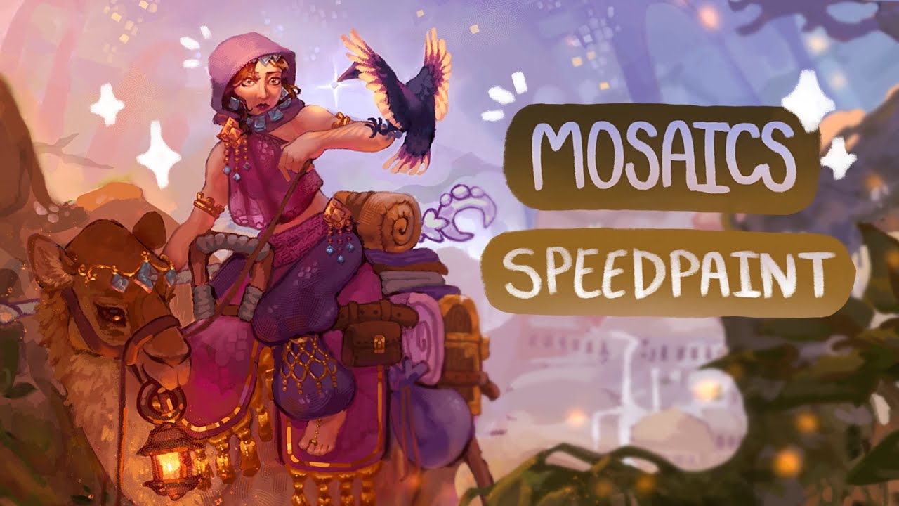 Mosaics || Speedpaint - YouTube