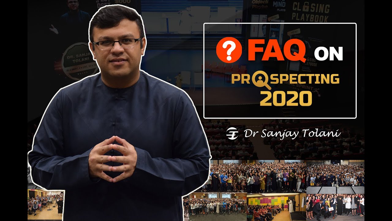 FAQ on Prospecting 2020 [13th Feb - 26th Feb] | Dr Sanjay Tolani - YouTube
