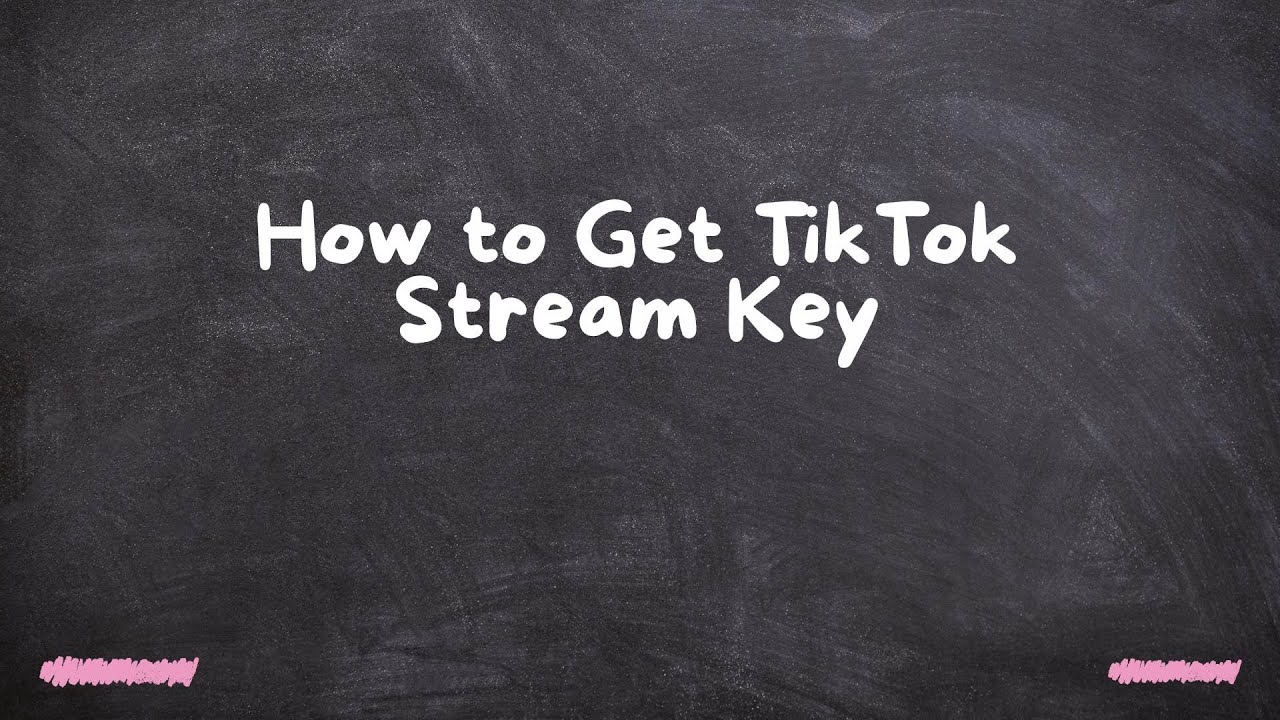 How to Get TikTok Stream Key - YouTube