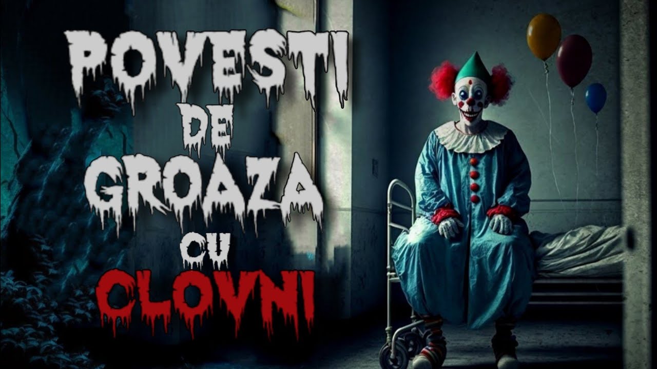 "TOP 3 - POVEȘTI DE GROAZĂ CU CLOVNI MALEFICI" | povești în premieră #3 ...