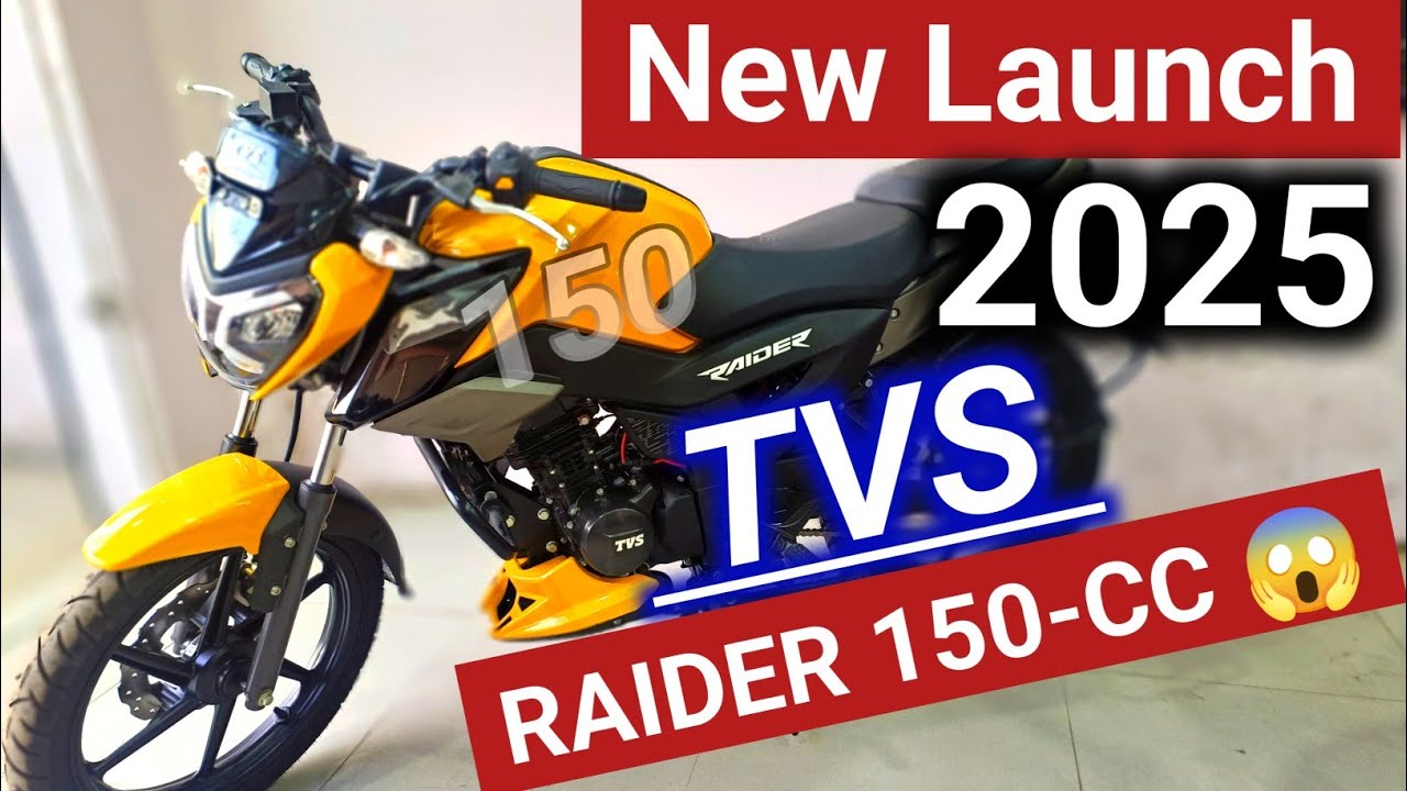 New Launch 2025 TVS Raider 150-CC 😱 @Bikersrj786 #raider150 - YouTube