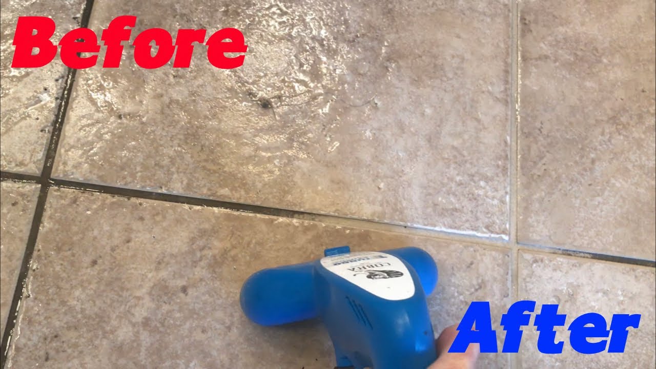 I'm BLOWN away - TILE CLEANING with the Mytee Vortex Lite - YouTube
