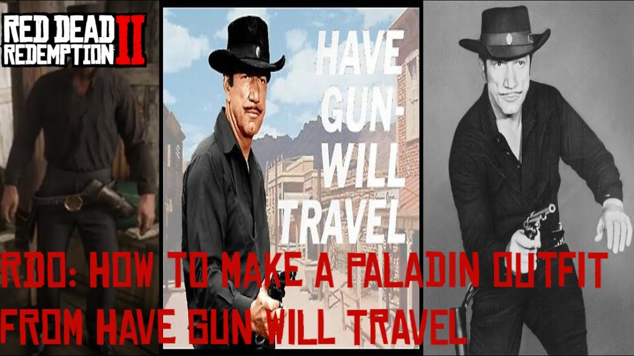 RDO: How to Make a Paladin outfit from Have Gun Will Travel - YouTube