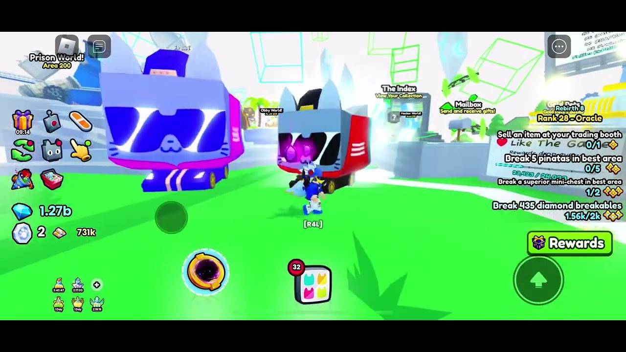 Rainbow Flex Cat & Shiny Flex Cat LFG and no clan better at finding new and rare stuff then mine ...