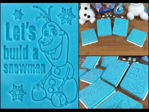 FROZEN Olaf Candy Bars Wilton Mold(How To) - YouTube