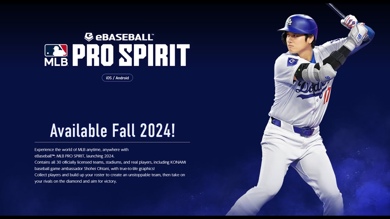 Vem aí o "eBaseball: MLB PRO SPIRIT", da KONAMI - YouTube