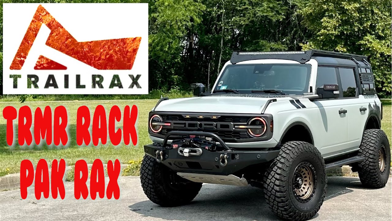 Bronco TrailRax Roof Rack with Pak Rax - YouTube