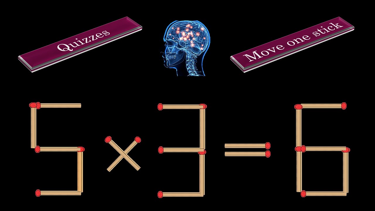 Matchstick Equation Challenge: Test Your Puzzle-Solving Skills! - YouTube