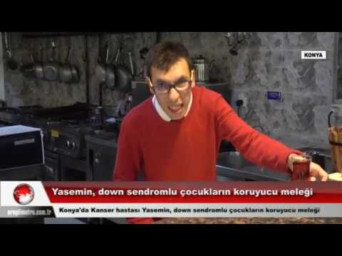 Kanser hastası yasemin, down sendromlu çocukların koruyucu meleği