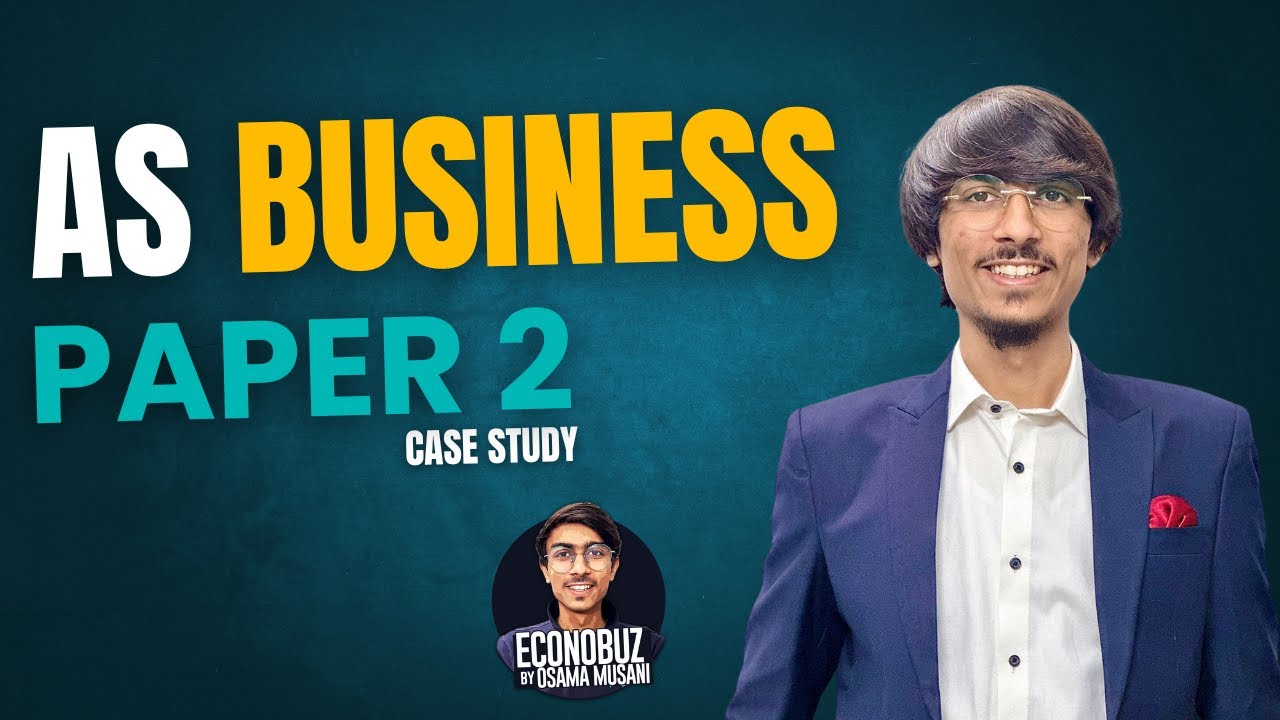 📊 Alevels AS Level Business (9609) Paper 2 May June 2024– Ultimate Case ...