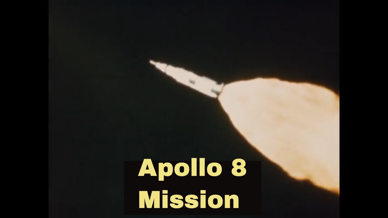 APOLLO 8 MISSION 1968 LAUNCH, LUNAR ORBIT, SPLASHDOWN & RECOVERY 59234 ...