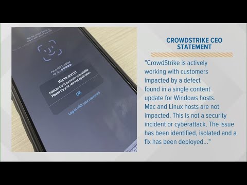 CrowdStrike CEO issues statement on widespread technology outage - YouTube