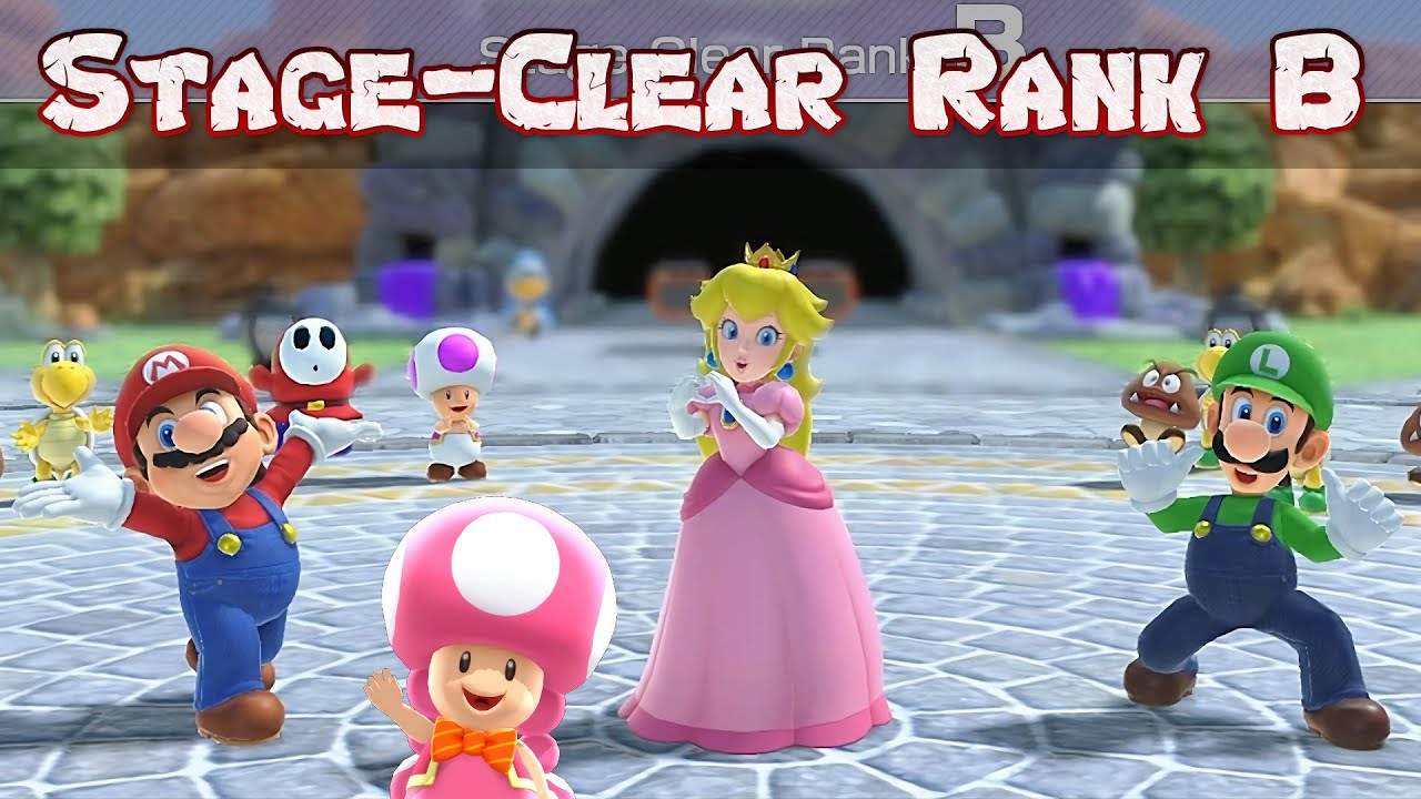 Mario Party Superstars Trio Challenge Mario Peach and Luigi Rank B ...