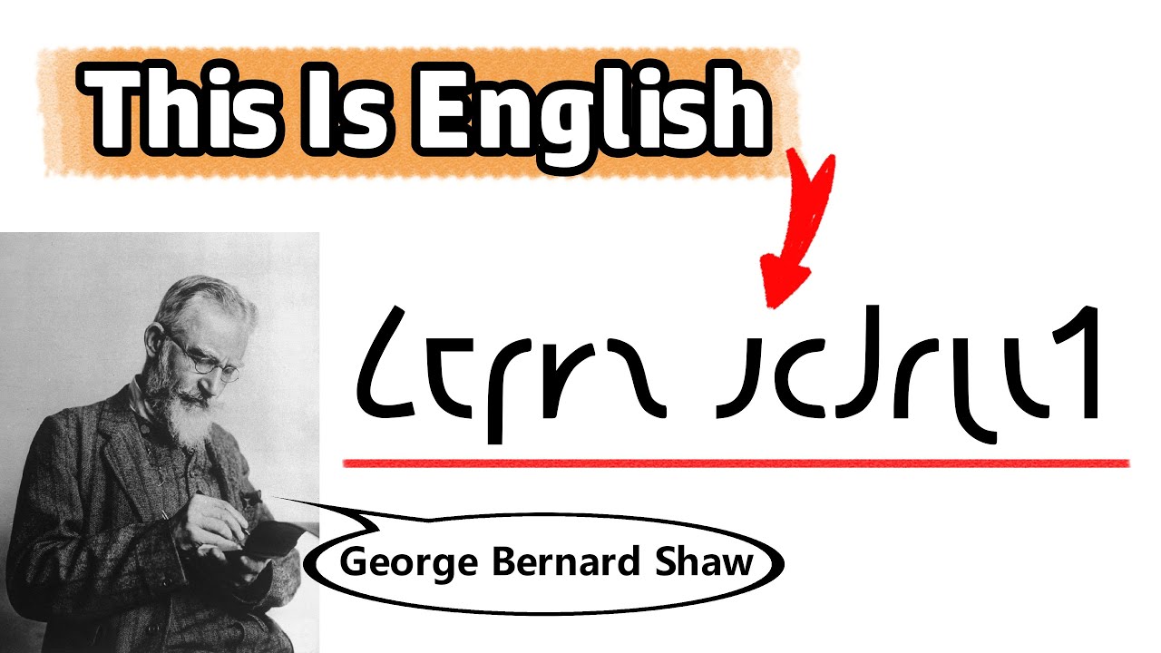 Shavian Alphabet - A Special New Writing System for Writing English ...