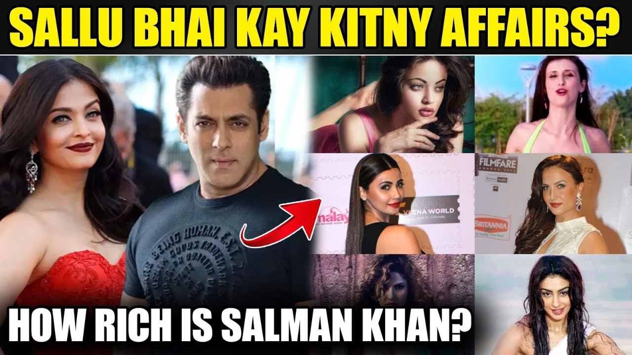 Sallu Bhai Kay Kitnay Affairs Hain? How Salman Khan Become Bhai Jan of Bollywood? Knowledge ...