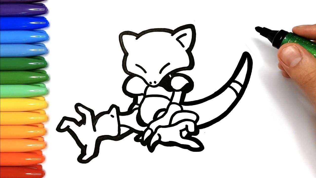 HOW TO DRAW ABRA - POKEDRAWINGS - YouTube