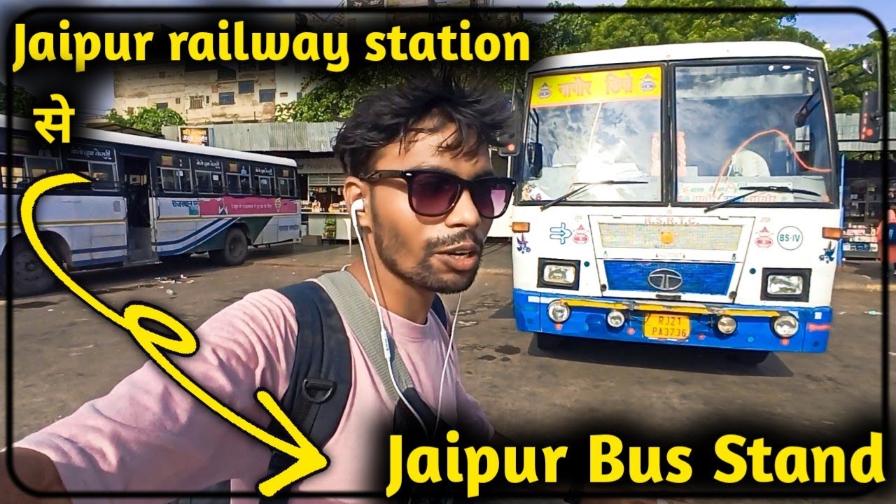 jaipur railway station to jaipur sindhi camp bus stand | walking ...