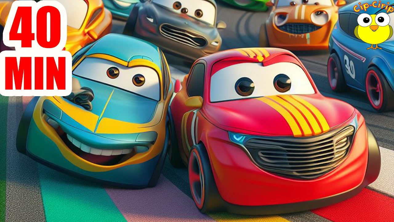 Masina verde si cea rosie s-au imprietenit - Cantece pentru copii ...