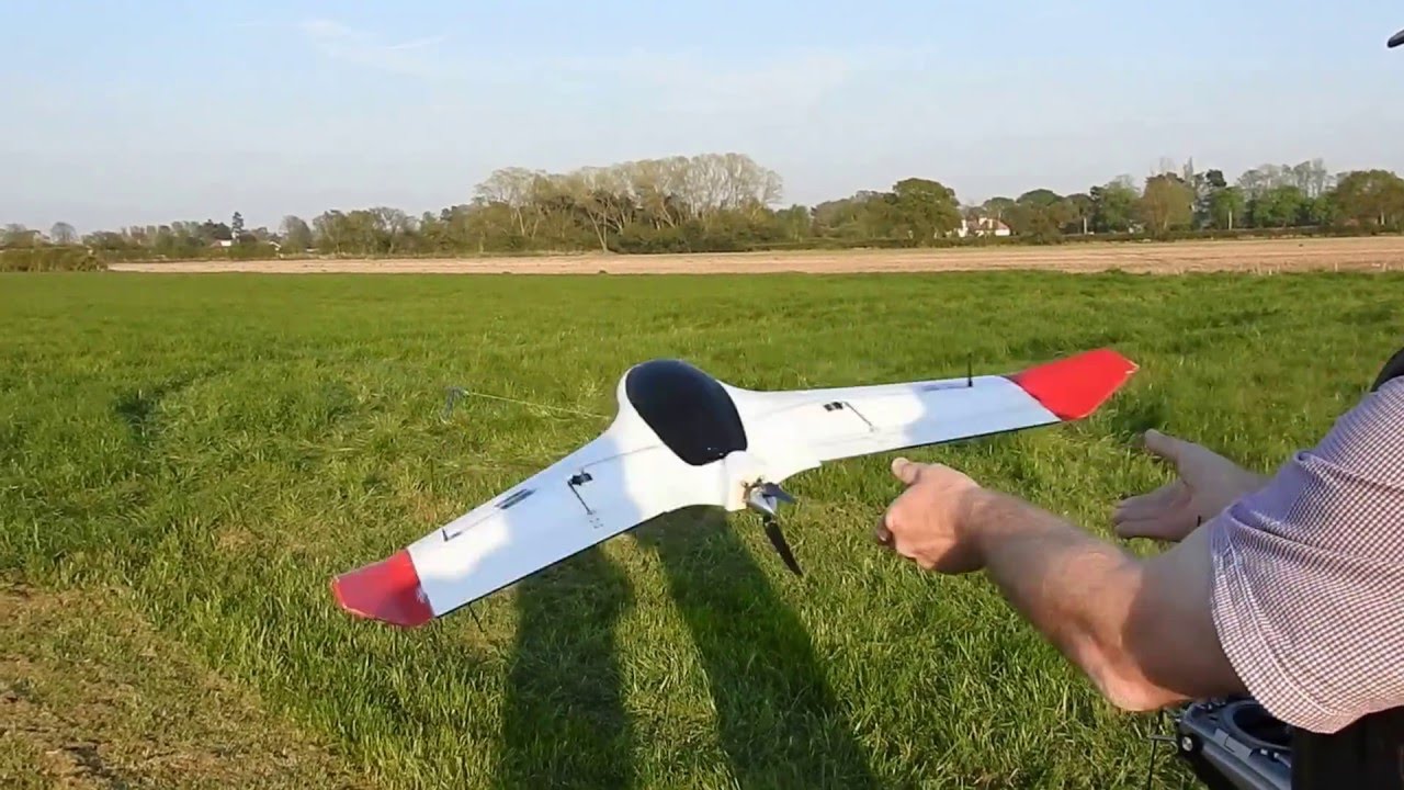 Skywalker X5 Flying Wing with Taranis Automated Launch #1 - YouTube