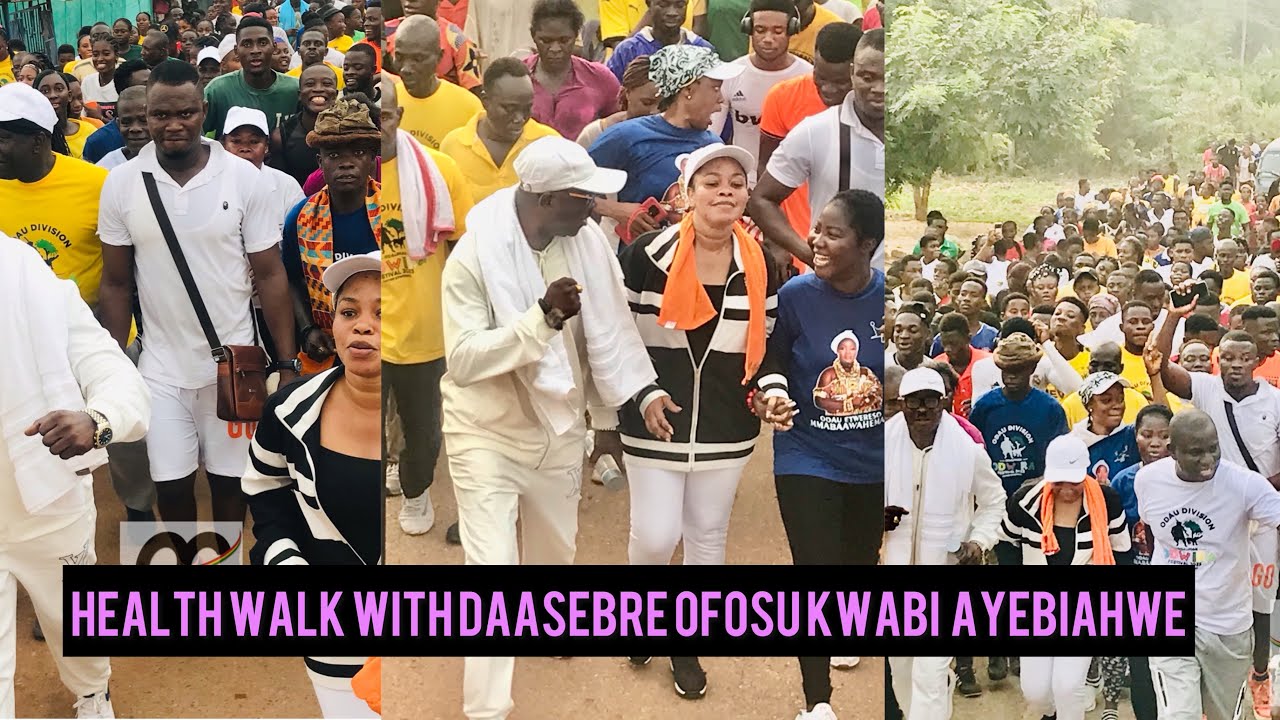 Odwira Festival 2023: Health Walk with Daasebre Ofosu Kwabi Ayebiahwe ...