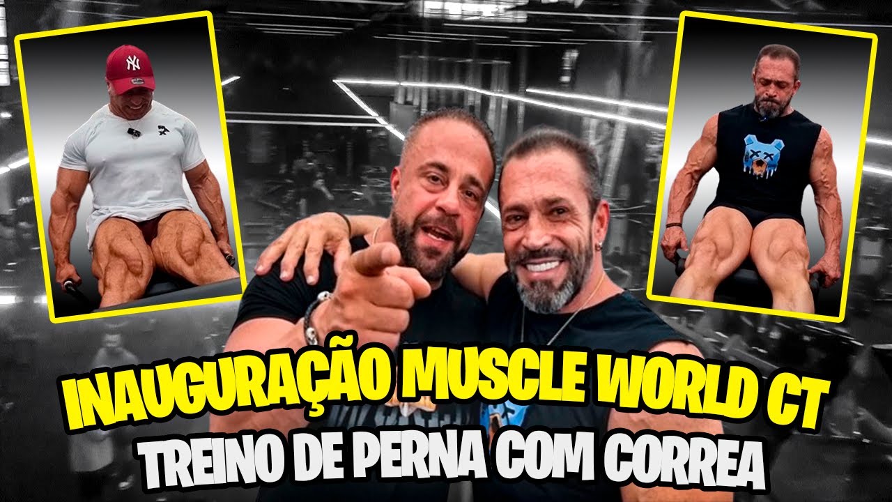 SARDINHA CONHECEU O NOVO CT MUSCLE WOLRD / TREINEI COM UM DOS MEUS ...