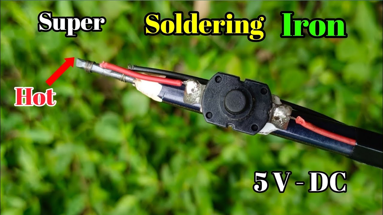 How To Make Soldering Iron Using Pencil / science project - YouTube