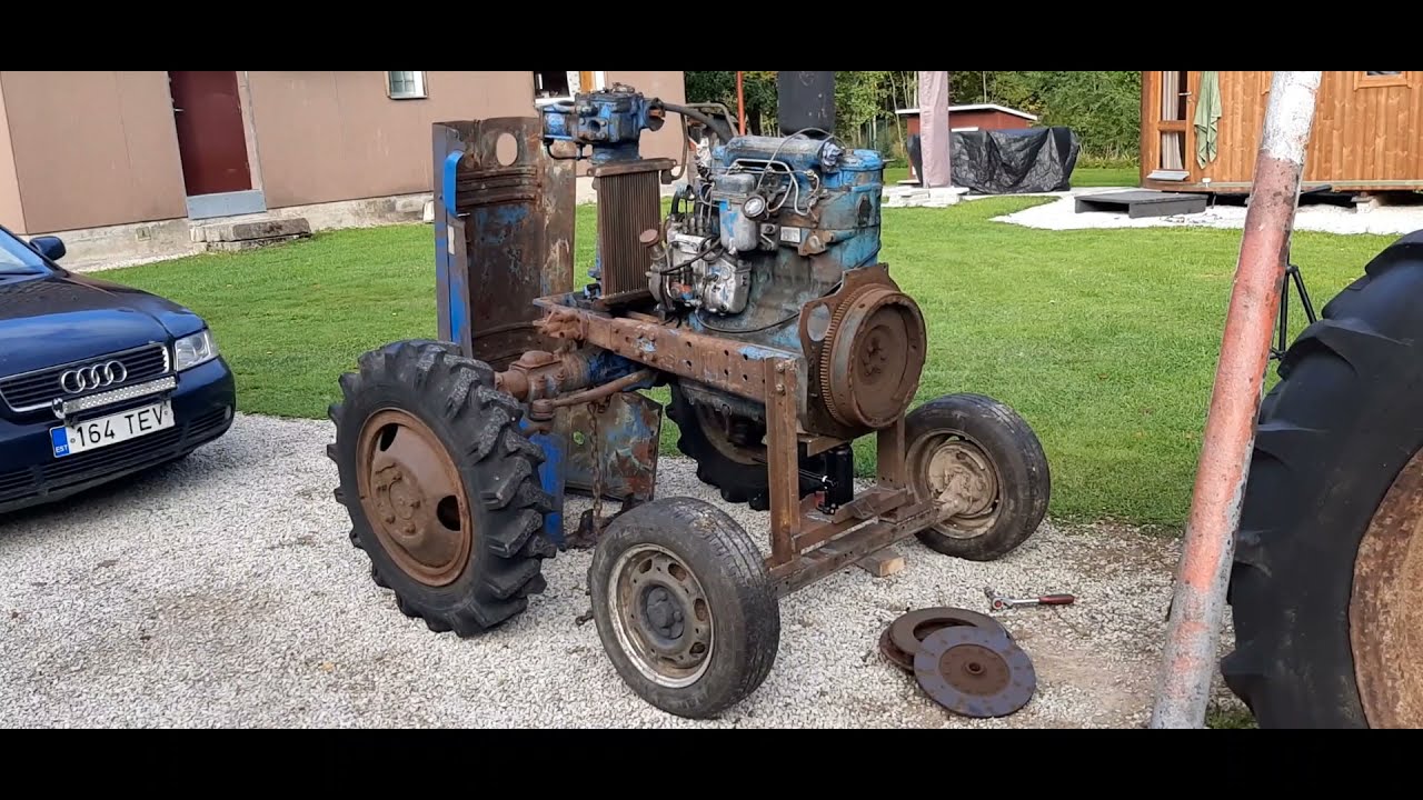 Belarus MTZ-52 Restoration Project Part 2 - Taking Tractor In Half ...