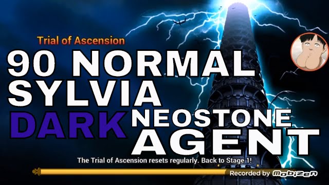 TOA 90 NORMAL SYLVIA THE DARK NEOSTONE AGENT - SUMMONERS WAR - YouTube