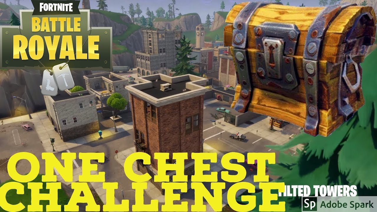 ONE CHEST CHALLENGE AT TILTED TOWERS! | Fortnite Battle Royale - YouTube