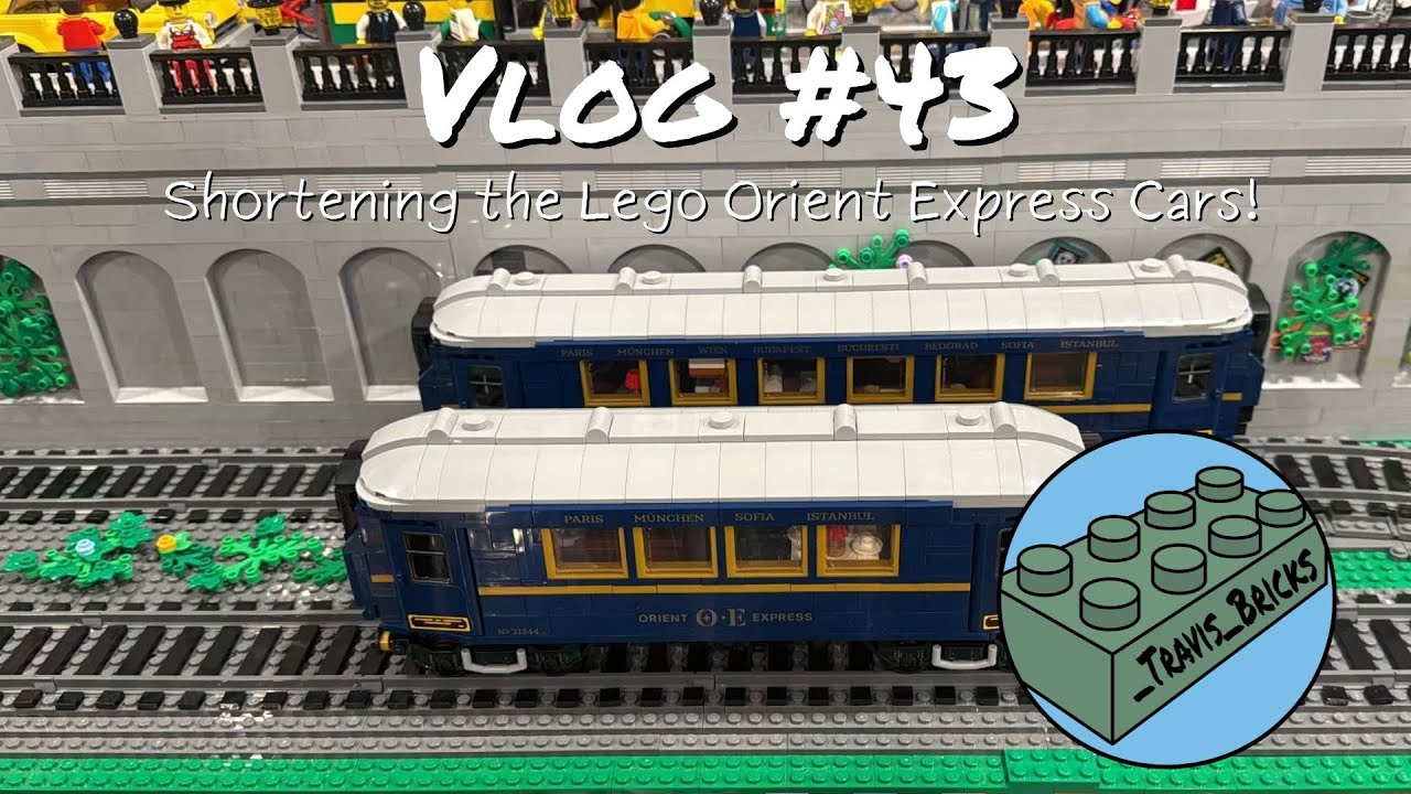 Vlog #43 – Shortening the Lego Orient Express Cars! - YouTube
