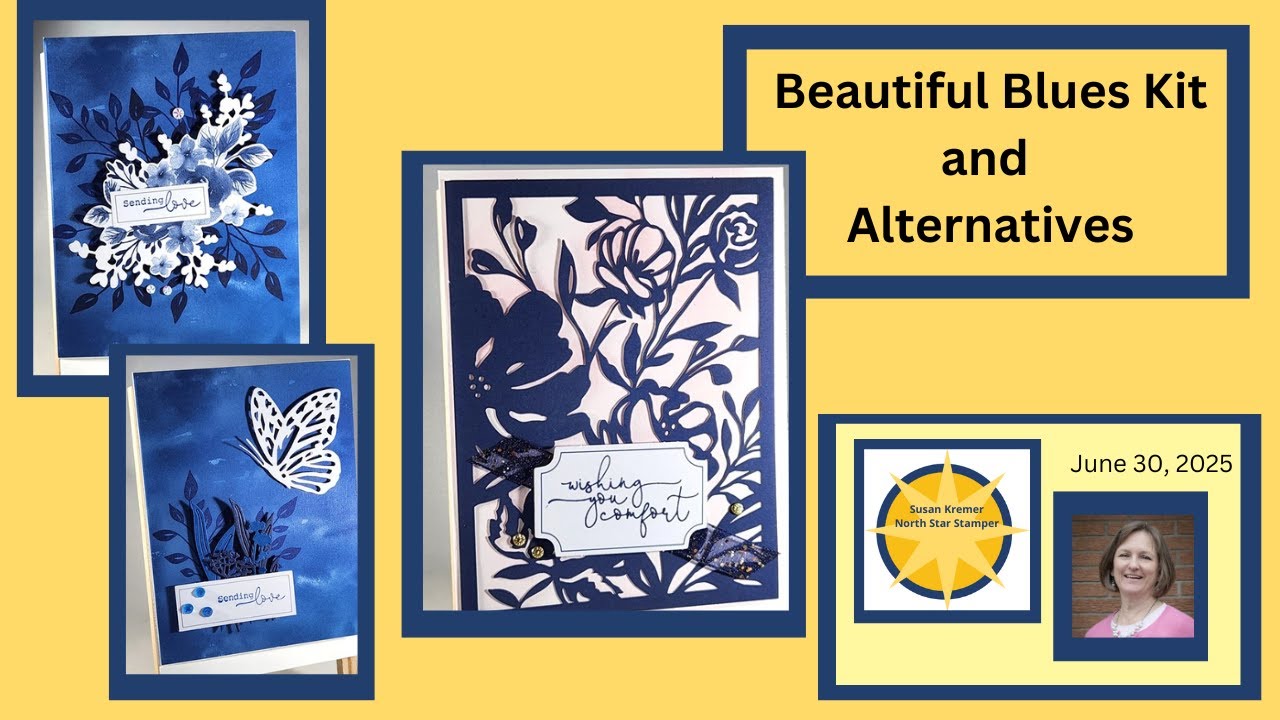 Alternatives to the Beautiful Blues Kit by Stampin' Up! - YouTube