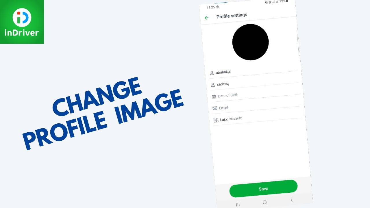 How to change profile image inDriver - YouTube