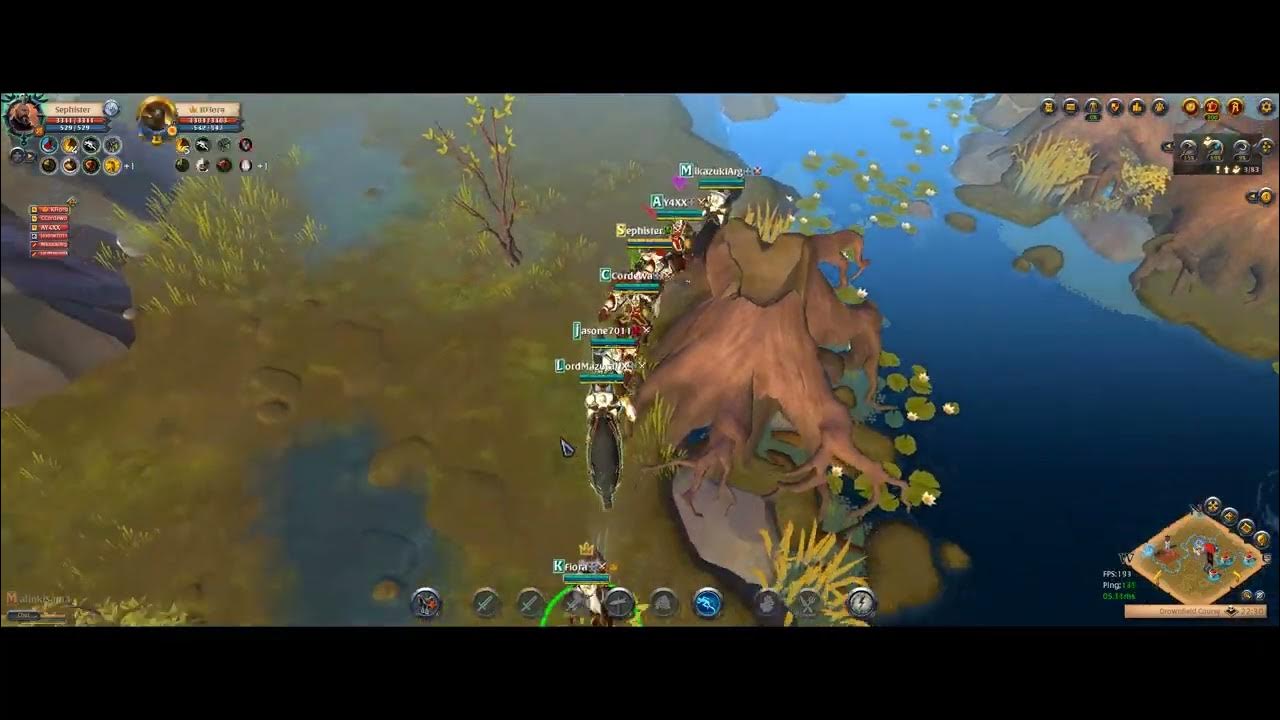 Castillo Bomb Fiora 2 - Gremio Monos con Navaja - Albion Online ZvZ - YouTube