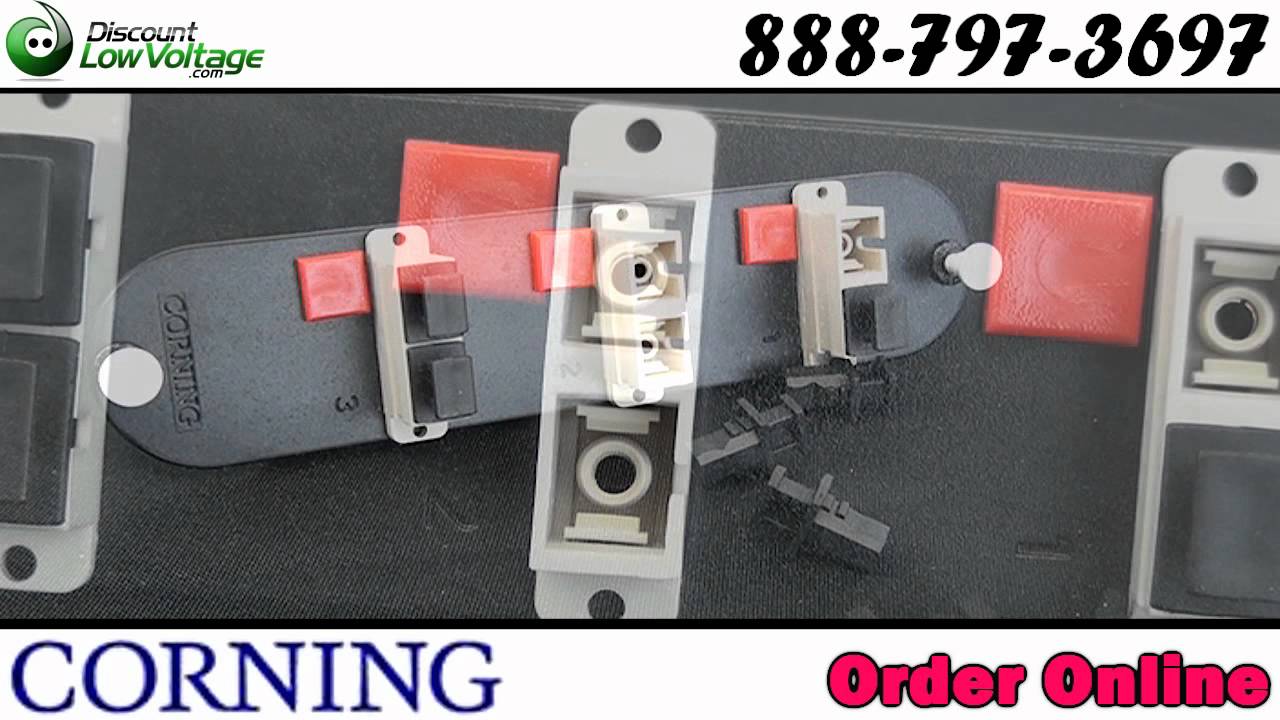 Corning 3 Port SC Fiber Coupler Panel | CCH-CP06-91 - YouTube