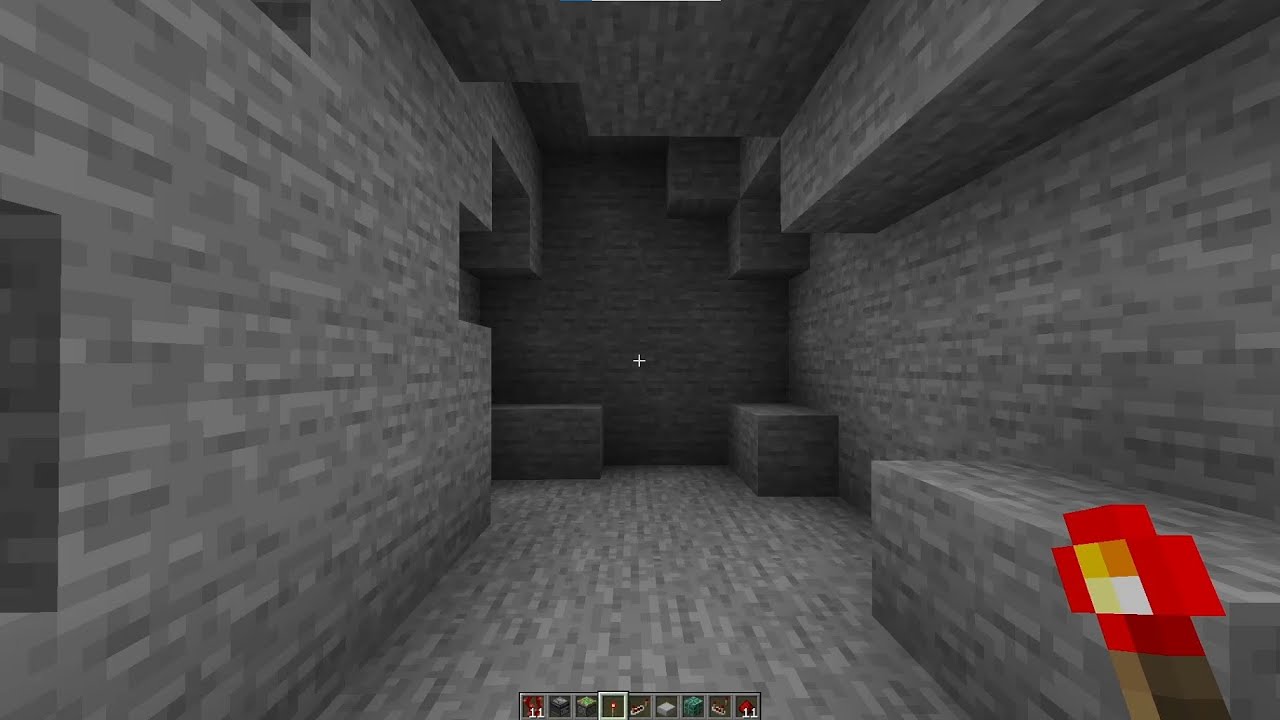 Redstone Torch Key Hidden Entrance With Vine - YouTube