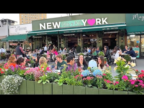 [4K]🇺🇸 A Lively Spring Day in West Village, NYC🌹🌸 – Street Vibes & Cafés | Apr. 2025