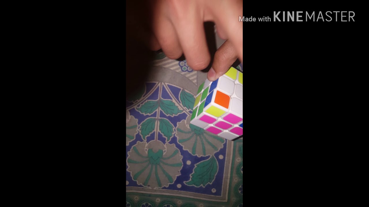 How to solve Rubix cube first layer 😆 - YouTube
