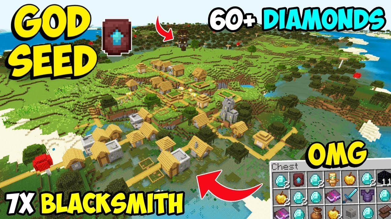 🔥 Ultimate [God Seed] For Minecraft 1.21 Bedrock & PE | Five Blacksmith ...