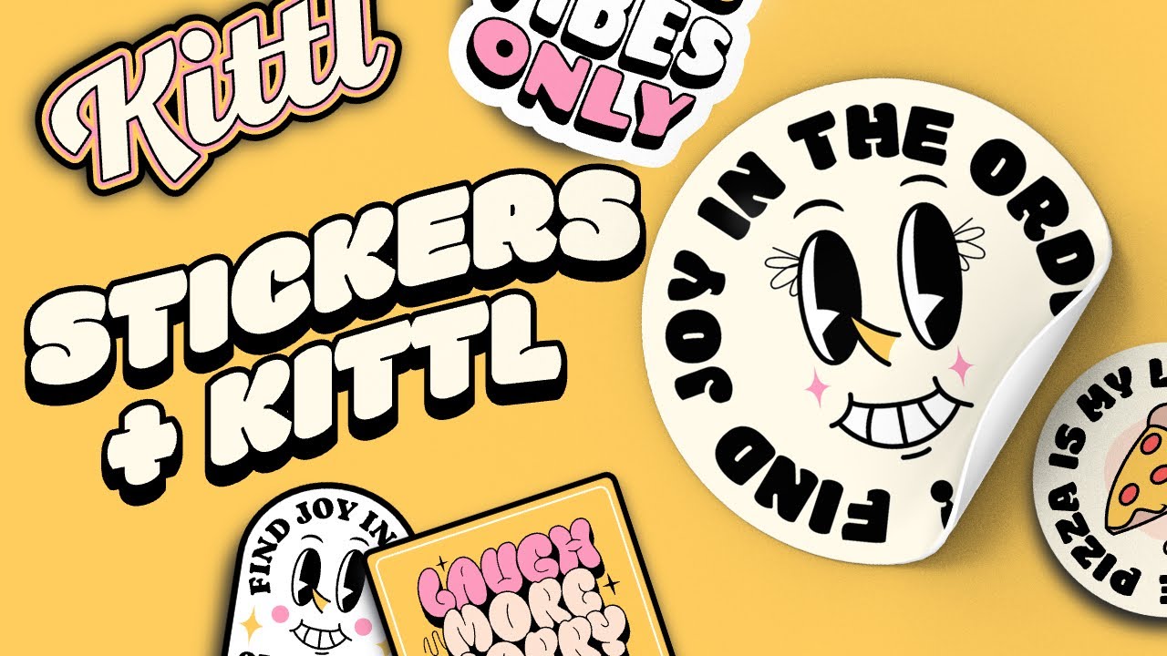 Can You Make Stickers In Kittl? 🧐 - YouTube